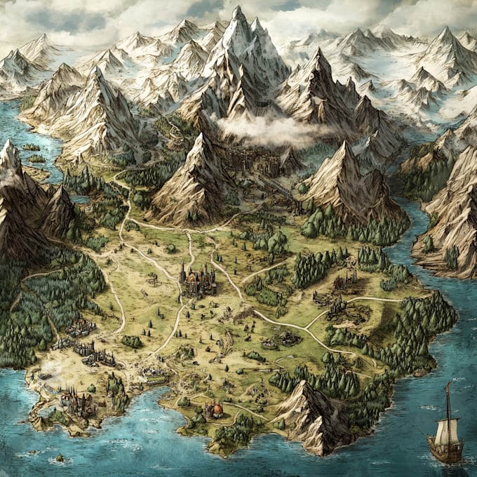 Create game map, rpg map, quality environment by Covington235 | Fiverr