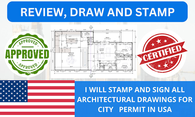 Do architectural drawing engineering drawing stamp city permits mep floor plan by Arc_robert_bob ...