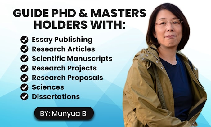 Phd level masters research project, proposal,sciences,dissertation ...