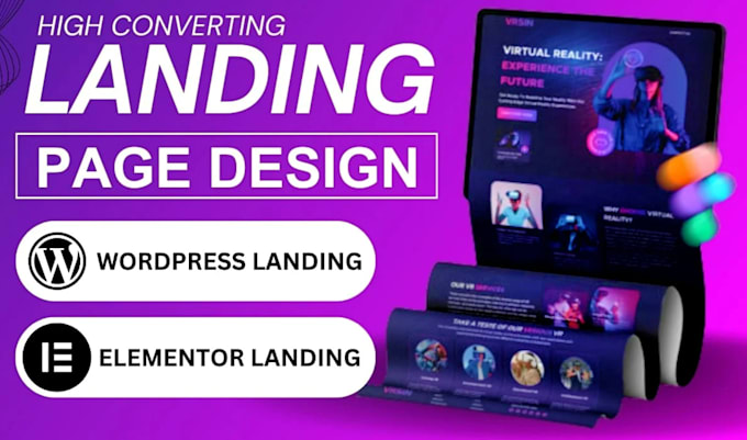 Design responsive wordpress landing page or website with elementor by Tushar_khjr | Fiverr