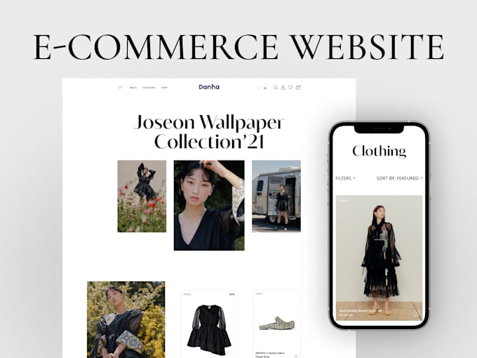 Create ecommerce website mockup design in figma by Yupetrova | Fiverr