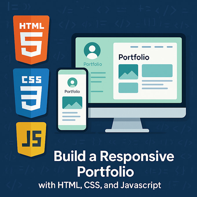Build A Responsive Portfolio With Html Css And Javascript By Badria
