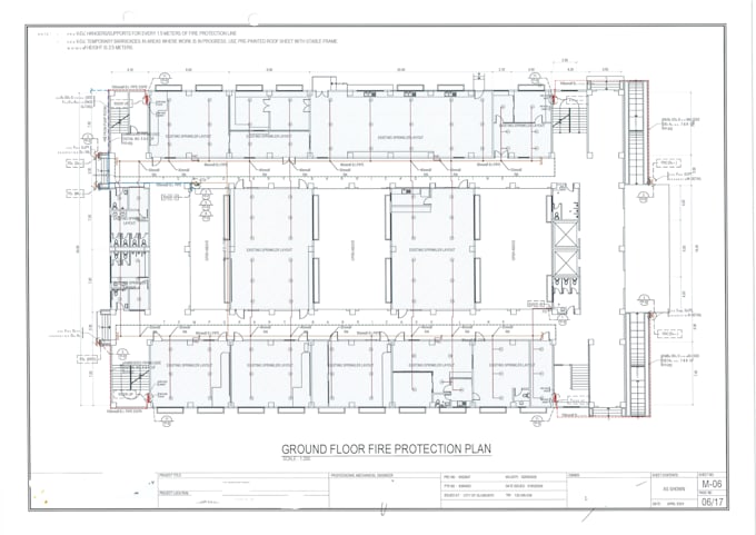 Design automatic wet fire sprinkler system as per nfpa 13 by ...