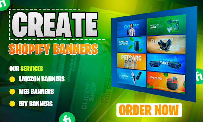 Create shopify banner, web banner and amazon banner by Kalam_mazari ...
