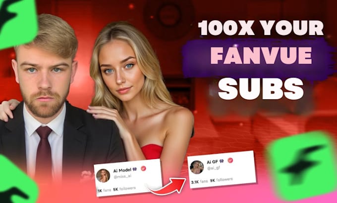 Do organic fanvue growth, social media ads, fanvue subscribers, fanvue promotion by Ayla ...