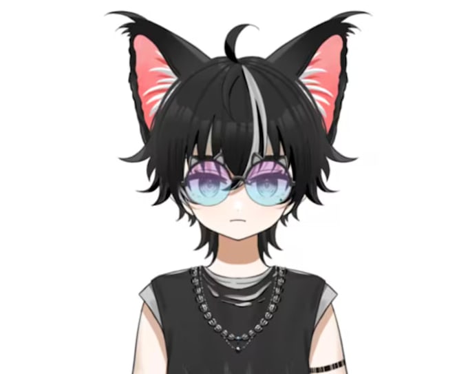 Live2d vtuber model, rig,pngtuber,vroid,obs,anime art,kawaii,psd ...