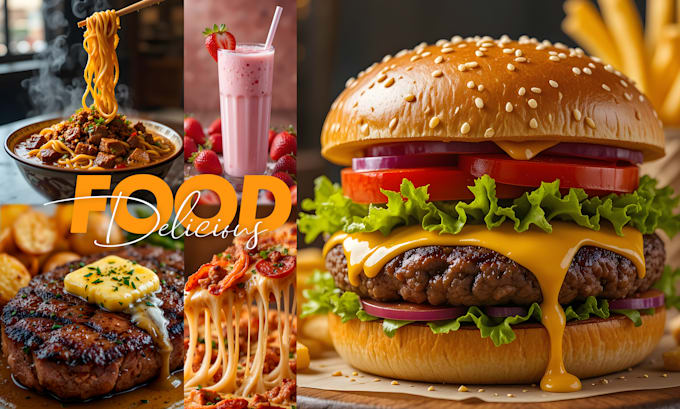 Create amazing professional food photography with ai by A2_sev | Fiverr