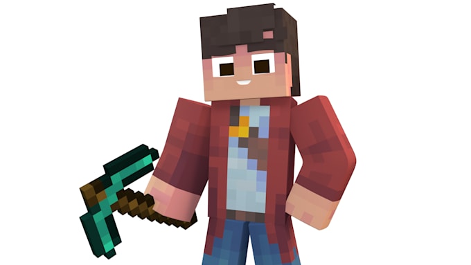 Create stunning minecraft 3d renders by Santillista | Fiverr