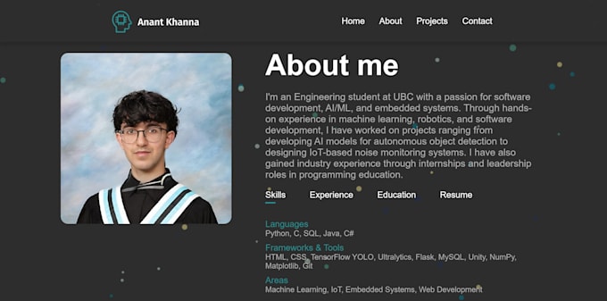 Develop a modern personal website by Itsanantk | Fiverr