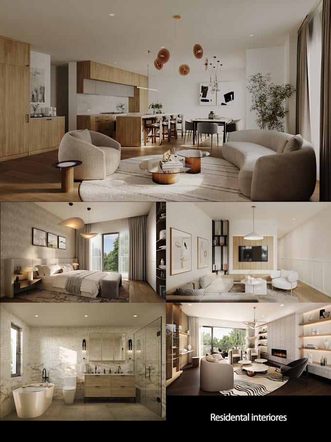 High quality interior renders by Robertcgi | Fiverr