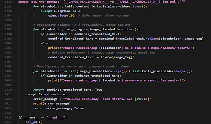 Custom python script for ocr pdf translation automation by Andrii_che | Fiverr