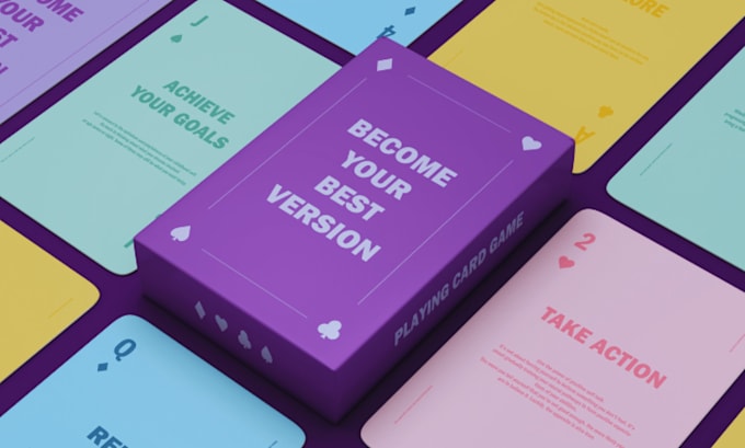 Design upto 100 full deck of card game, flash card, uno playing card ...