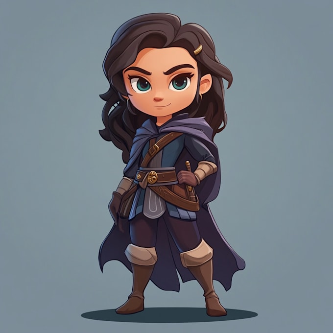 Draw 2d game character for dnd art by Melahmonroe | Fiverr