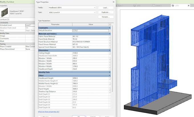 Do revit families creation, custom parametric components by Monalisakikatoz | Fiverr