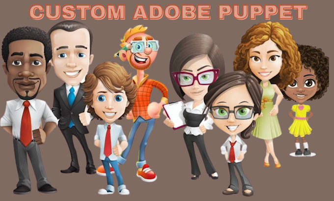 Design and create adobe character animator puppet cartoon character animator by Goodness_hola ...