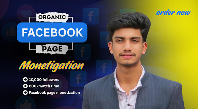 Do complete facebook page monetization criteria by Alexsobuj23 | Fiverr