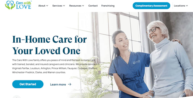 Create home care website, assisted living website, medical care website by Favour_webtech_ | Fiverr