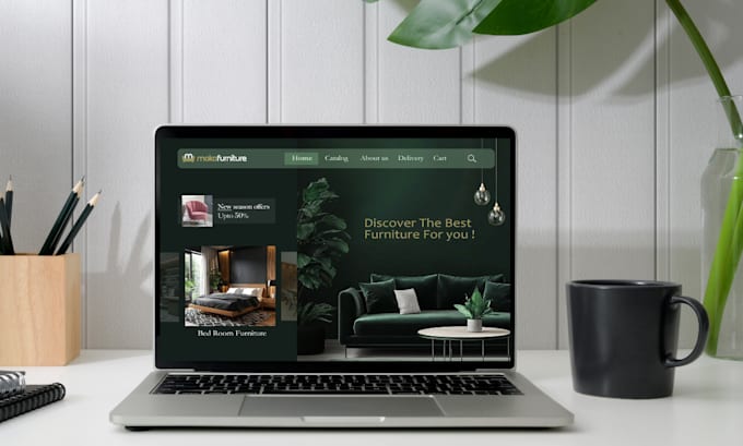 Design modern website graphics and unique logo by Potofjewels | Fiverr