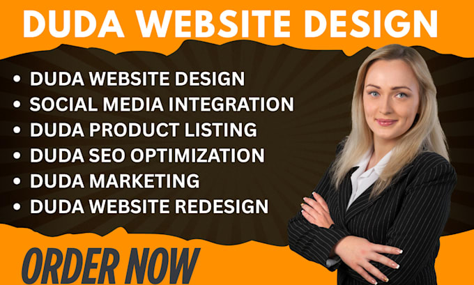 Design and redesign a professional duda website with 10 products listing by Temini99 | Fiverr