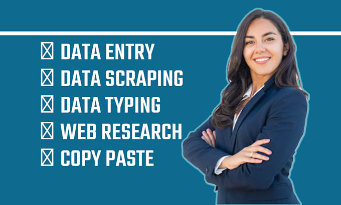 Data entry, web scraping, excel, typing, copy paste work by Excelentry23 | Fiverr