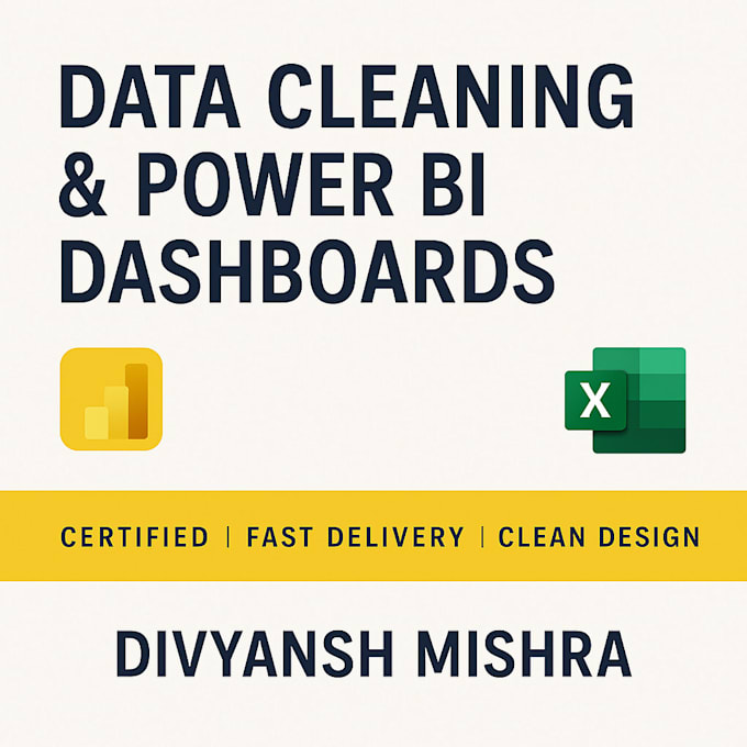 Clean your excel or csv data and create power bi dashboards by Datawithdavy | Fiverr