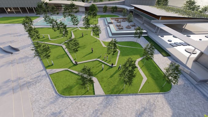 Landscape design and renders by Sruthi_dev | Fiverr