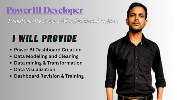 Create insightful and dynamic dashboards and reports by Dreamnjay | Fiverr