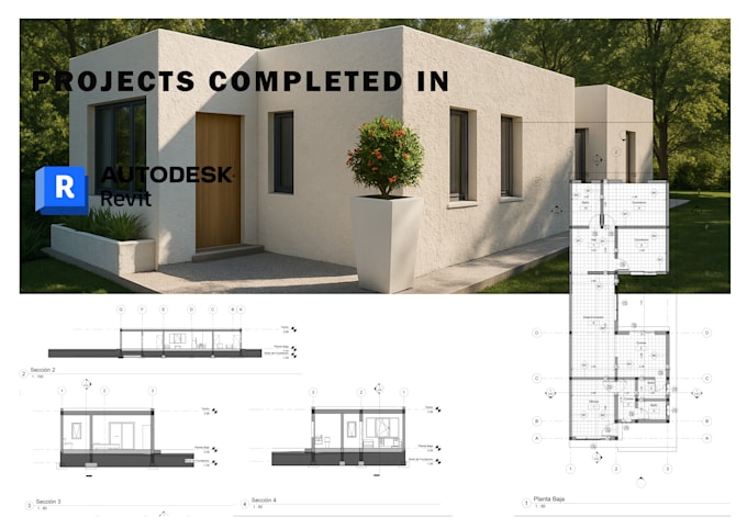 Create architectural plans, renders, and schedules in revit by Arqmariaeugenia | Fiverr