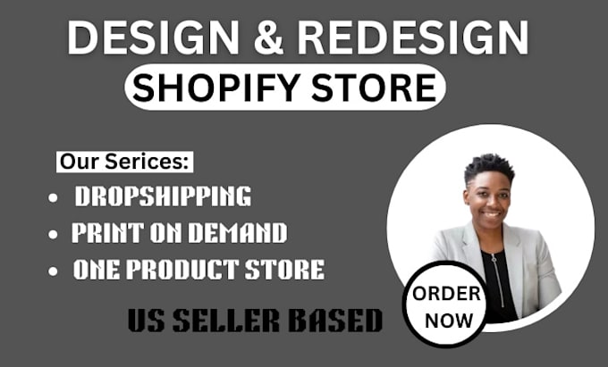 Shopify store design and redesign professional website creation by ...