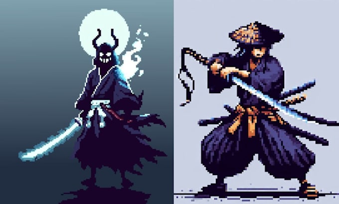 Create pixel art illustration, 8 bit art, pixel art animation and ...