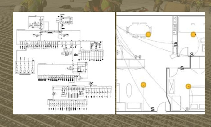 Draw electrical lighting plan, load calculation, sld by Gabriel_engr ...