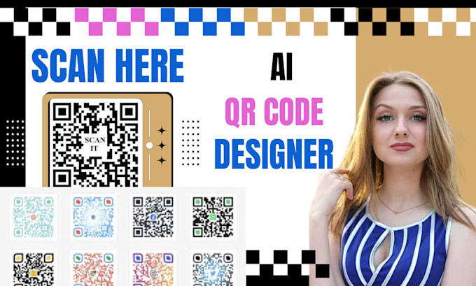 Do design qr codes using ai professional qr code custom qr by Afema ...