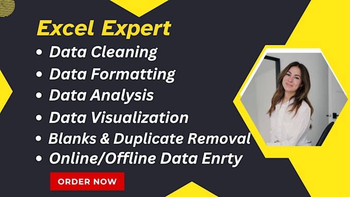 Be your excel expert for data cleaning, formatting, analysis and ...