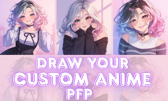Draw custom anime pfp anime nft anime oc anime girl fanart by Scout ...