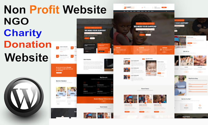 Design wordpress non profit ngo charity donation website by Khadiza860399 | Fiverr