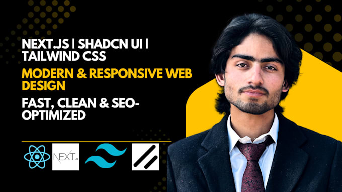 Build a modern react js next js website with shadcn and tailwind css by Aliakbarwebdev | Fiverr