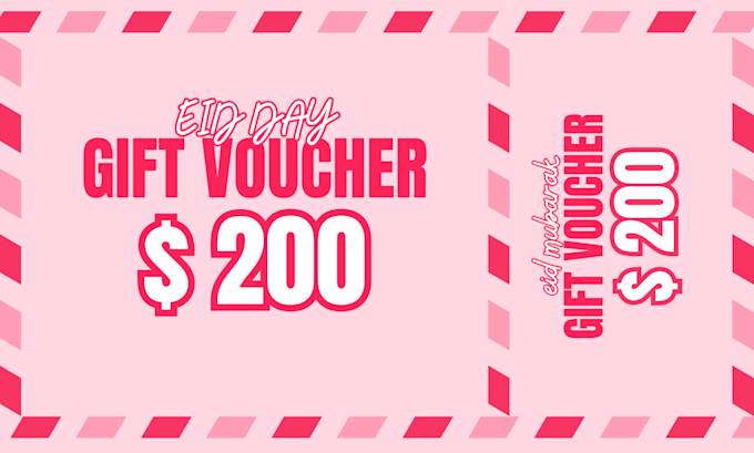 Design stunning voucher and eye catching flyers by Iamfaizanali | Fiverr