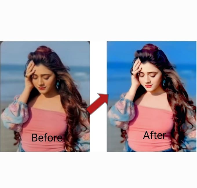 Do photo portrait retouch, edit picture, beautify face by ...
