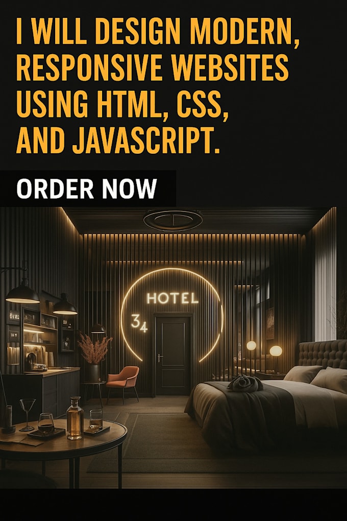 Design modern, responsive websites using html, css, and javascript by ...