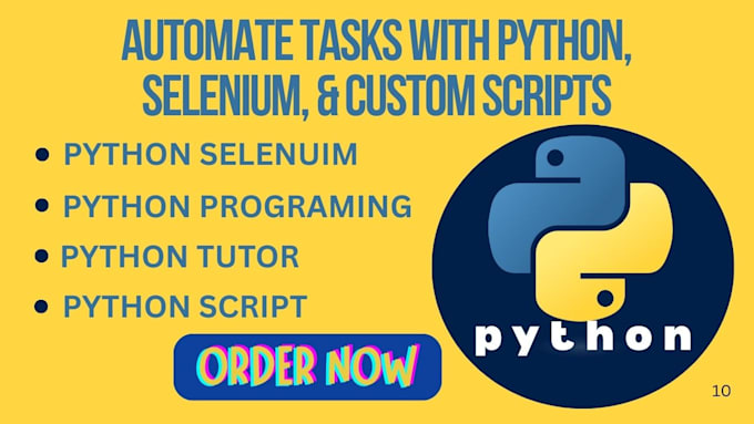 Automate python nodejs python selenium python tutor python scripts by ...
