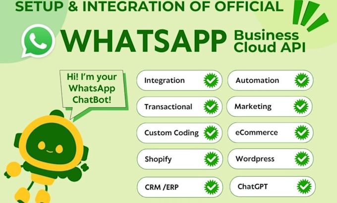 Design, and develop ai powered whatsapp chatbot for your business by ...