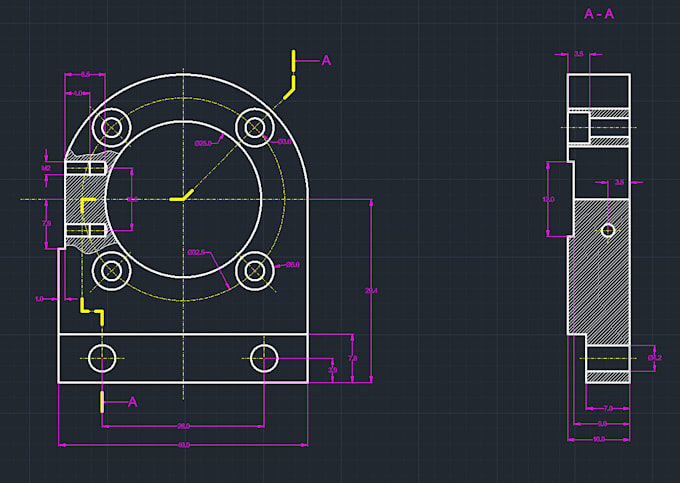 Create quality 2d technical drawings for you by Ursusthedog | Fiverr