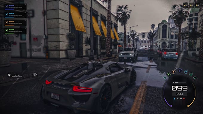 Design a custom gta fivem ui for hud, menu, inventory nui interface, ui script by Dev_denel | Fiverr