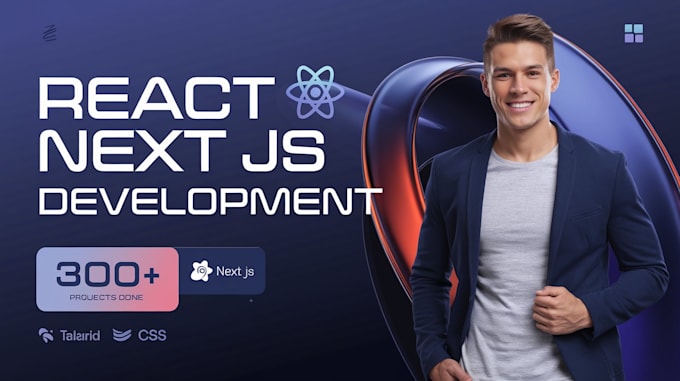 Build ai powered next js react js web development landing page by Sicbear | Fiverr