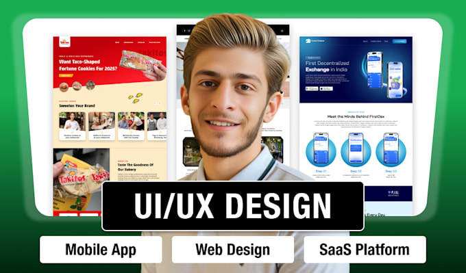 Create modern ui ux designs in figma for web, mobile, and saas apps by Abdullahrizw470 | Fiverr