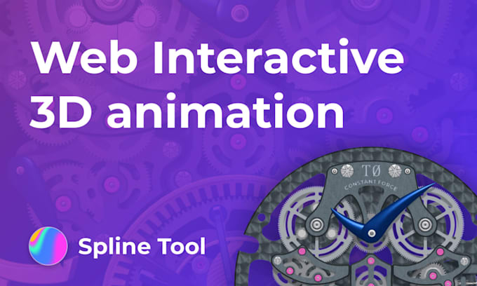 3d animation video 3d website animation, 3d spline webflow gsap animation by Junegurm | Fiverr