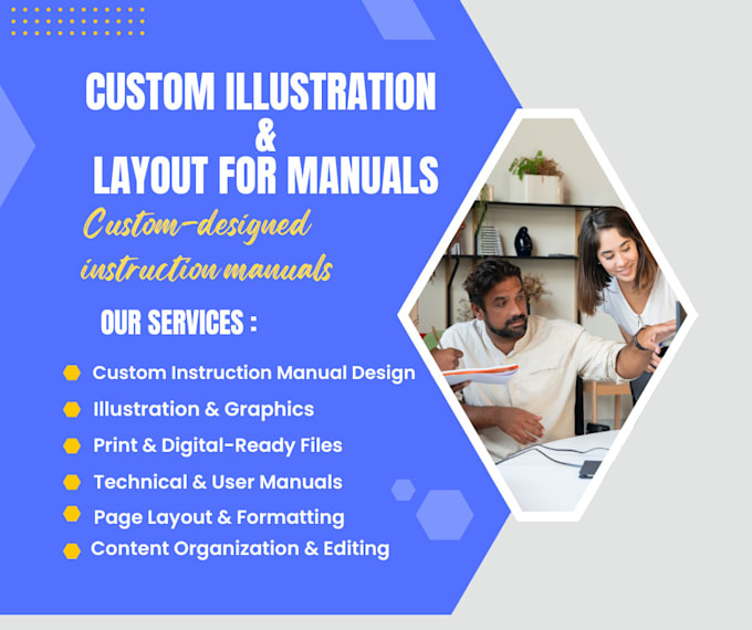 Create illustrate and design your instruction manual by Emilysmith34m | Fiverr