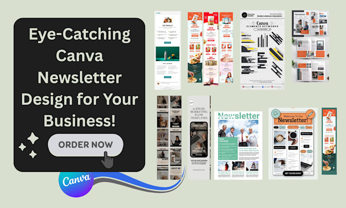 Design canva newsletter ads design canva animated templates with brand ...