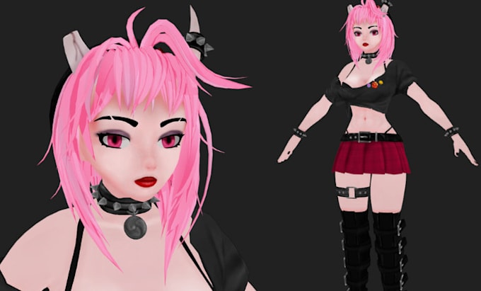 Create edit upload vrchat avatar retexture avatar vrc avatar vtuber model nsfw by ...
