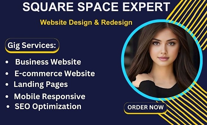 Do modern squarespace website design, redesign squarespace by Annykate3 ...